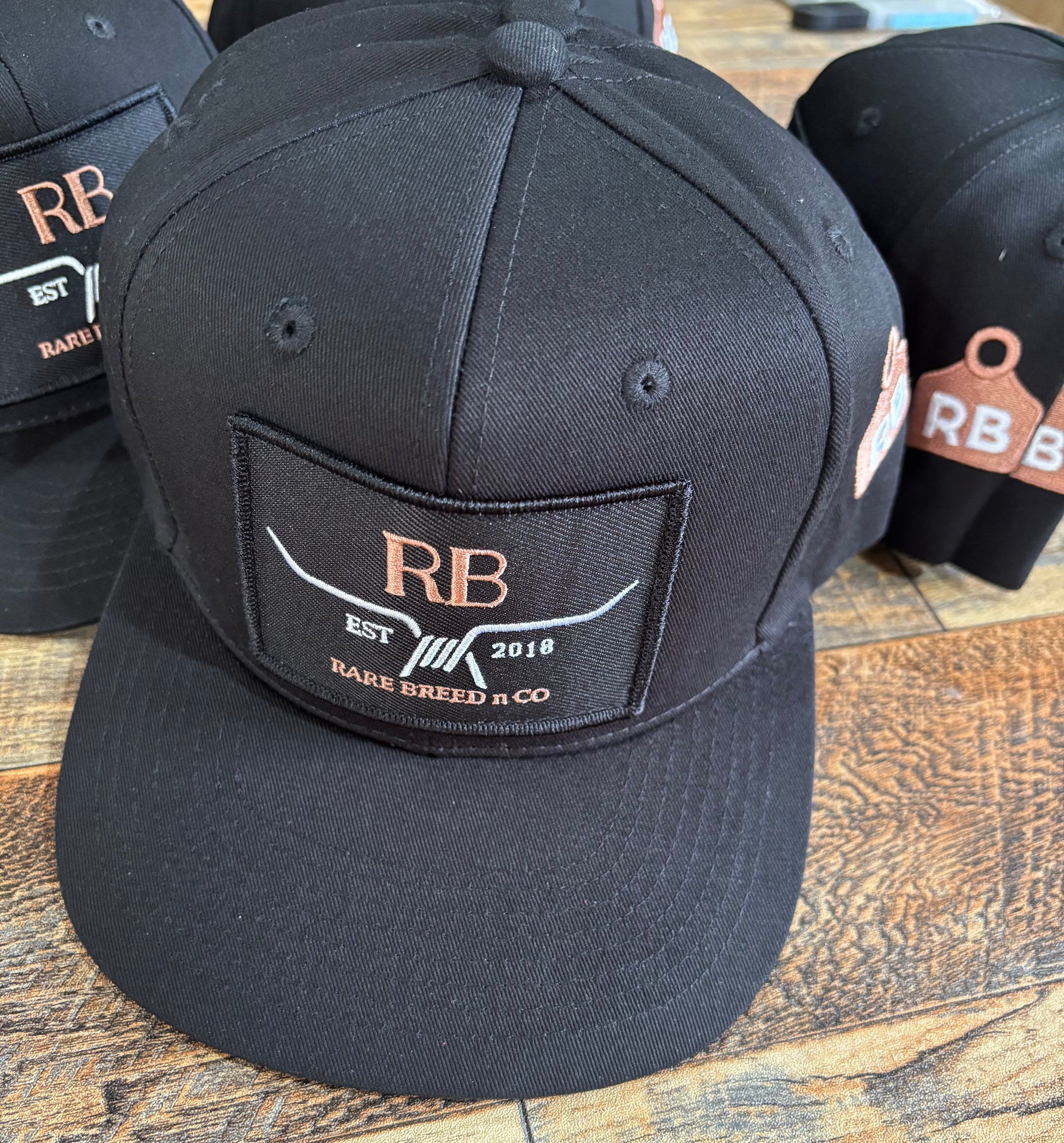 Black cap - lower profile - Flex fit type cap - Dexter. | Rare Breed n Co
